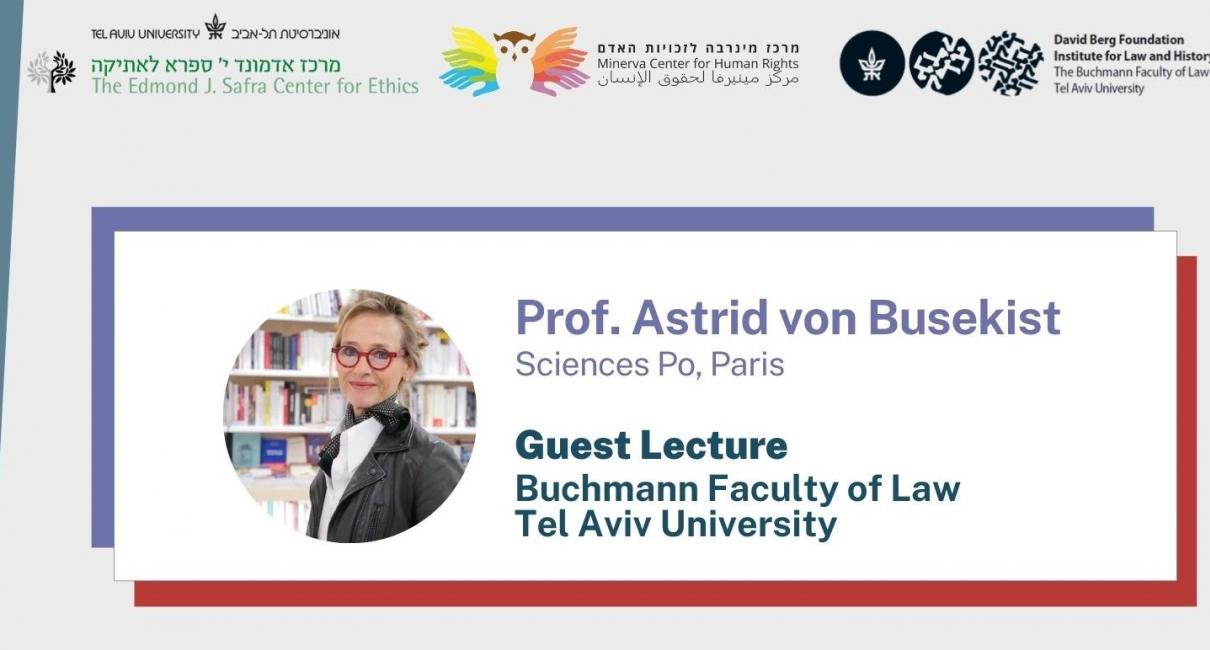 The Minerva Center, Safra Center and Berg Institute host Prof. Astrid ...
