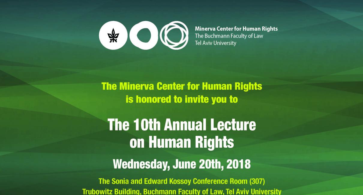 The Minerva Center for Human Rights is honored to invite you to The ...